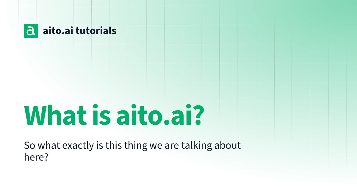 What is aito.ai? | aito.ai tutorials